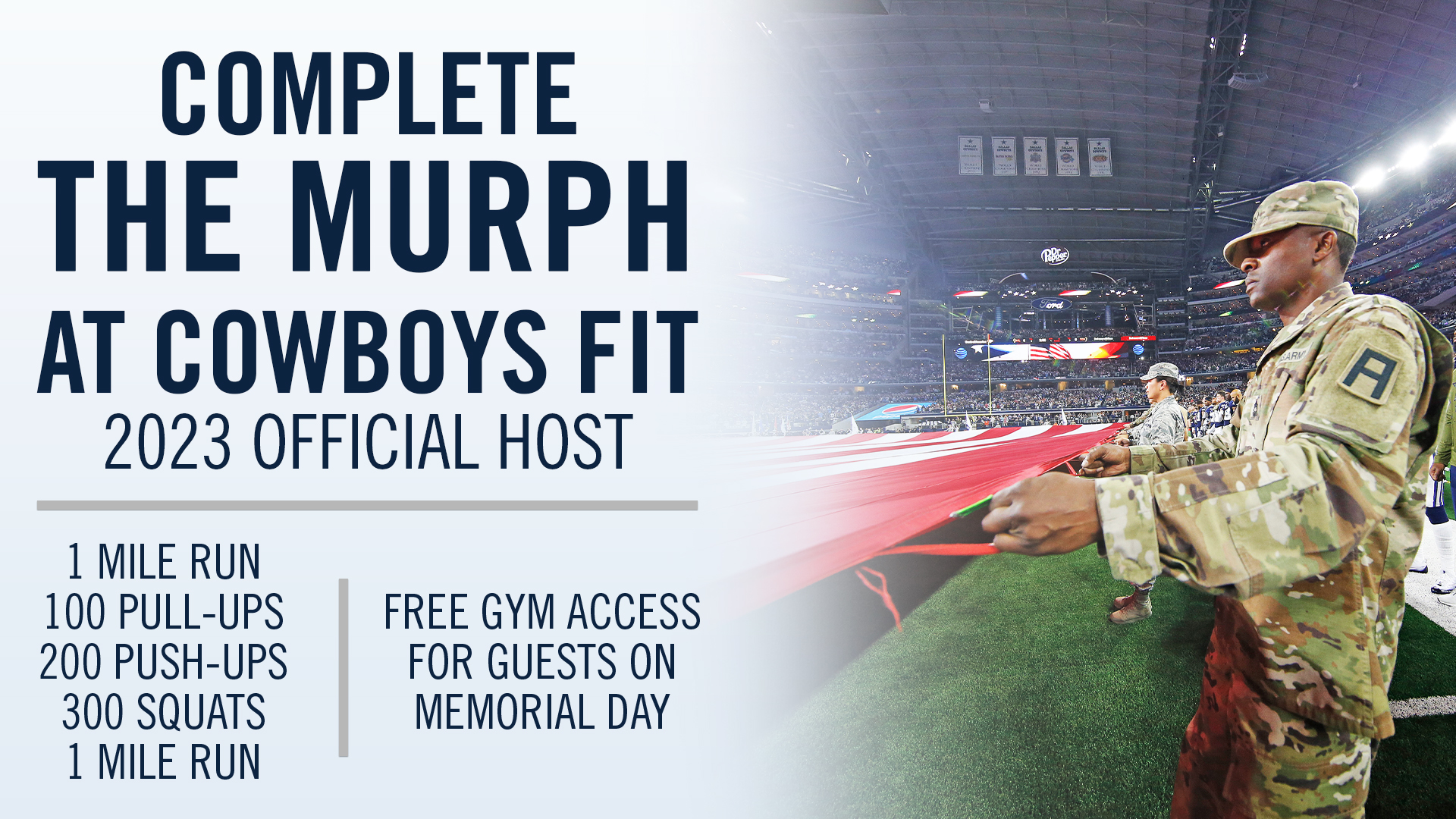 Murph on The Turf at Cowboys Fit - The Star District