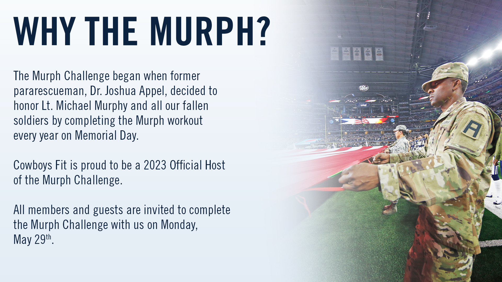 Murph on The Turf at Cowboys Fit - The Star District