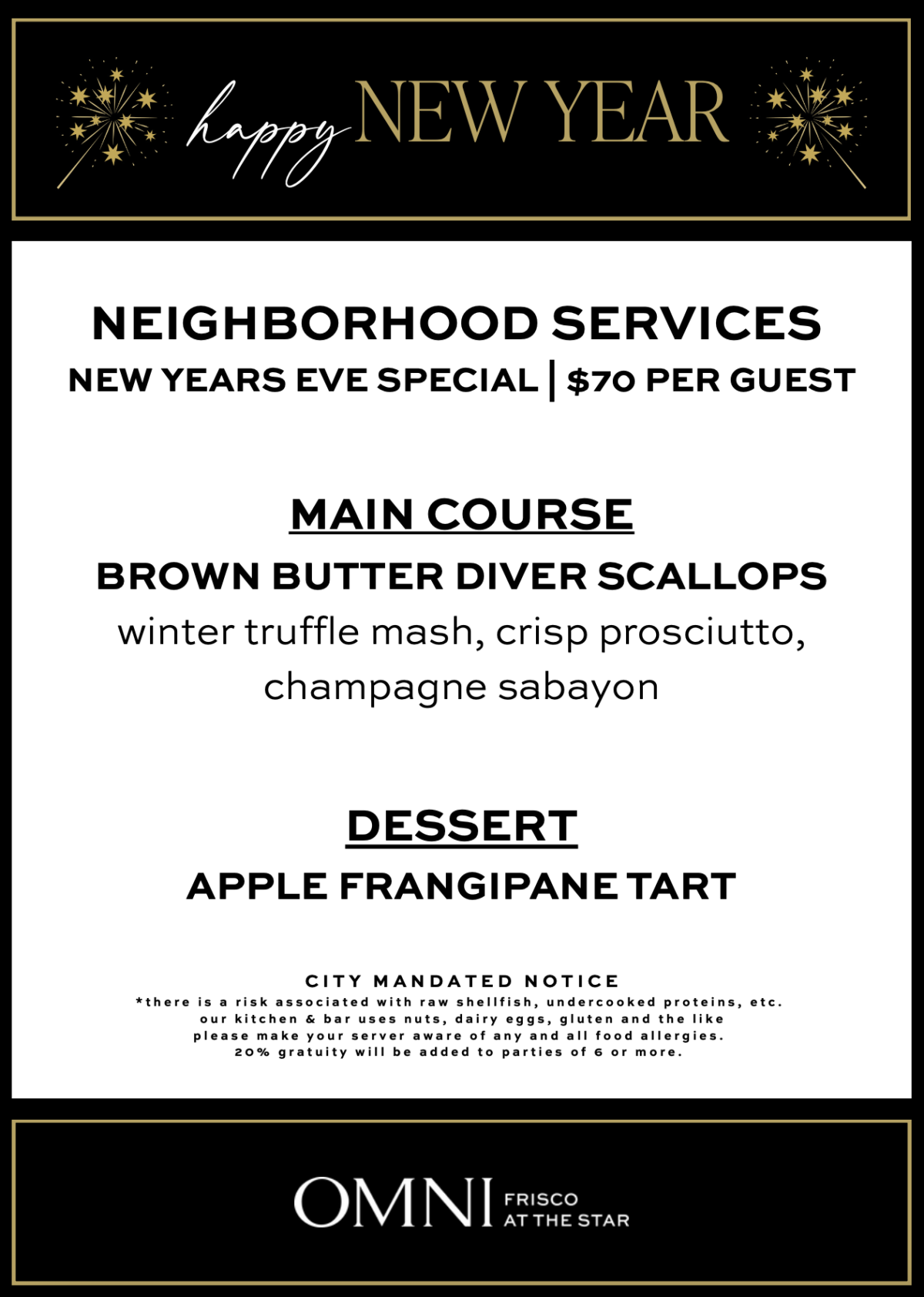 New Year's Eve at Neighborhood Services - The Star District